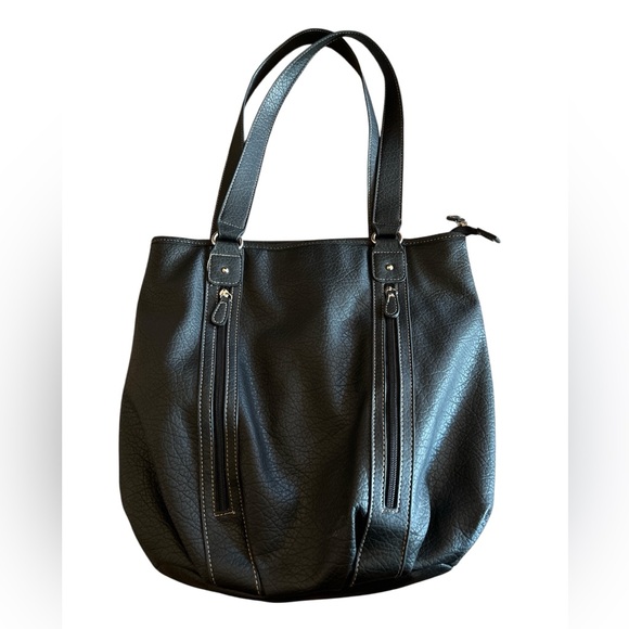 Rosetti | Bags | Rosetti Black Textured Tote Bag | Poshmark
